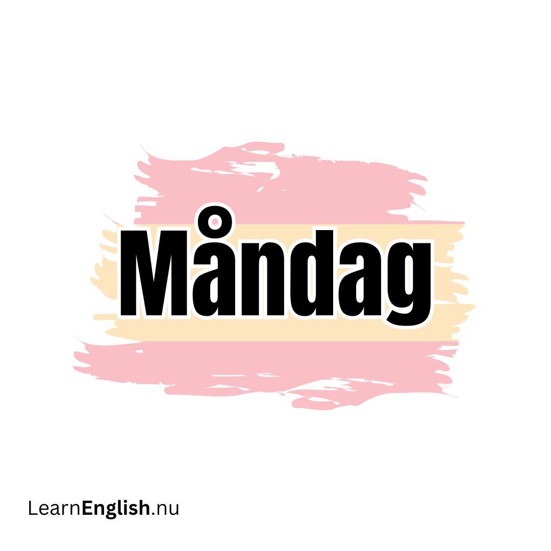 Days of the Week in Swedish - Days in Swedish - learn swedish