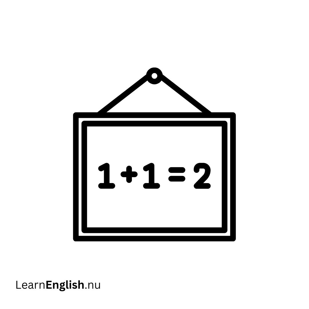 Mathematical Symbols in Swedish - learn swedish