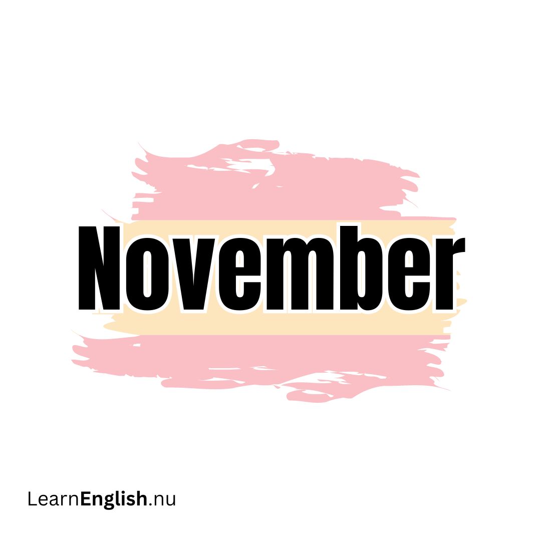 Months in Swedish - Swedish Months of the Year - learn swedish