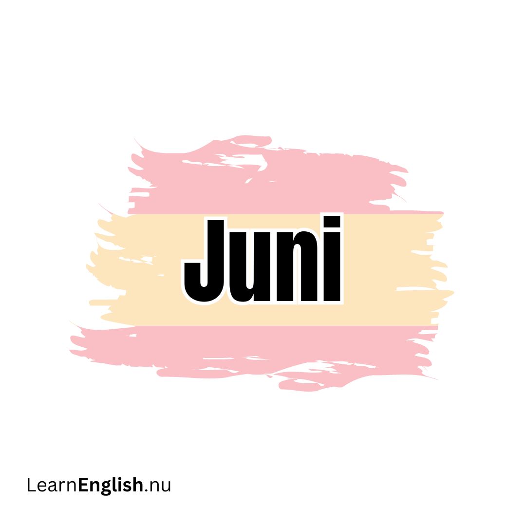 Months in Swedish - Swedish Months of the Year - learn swedish