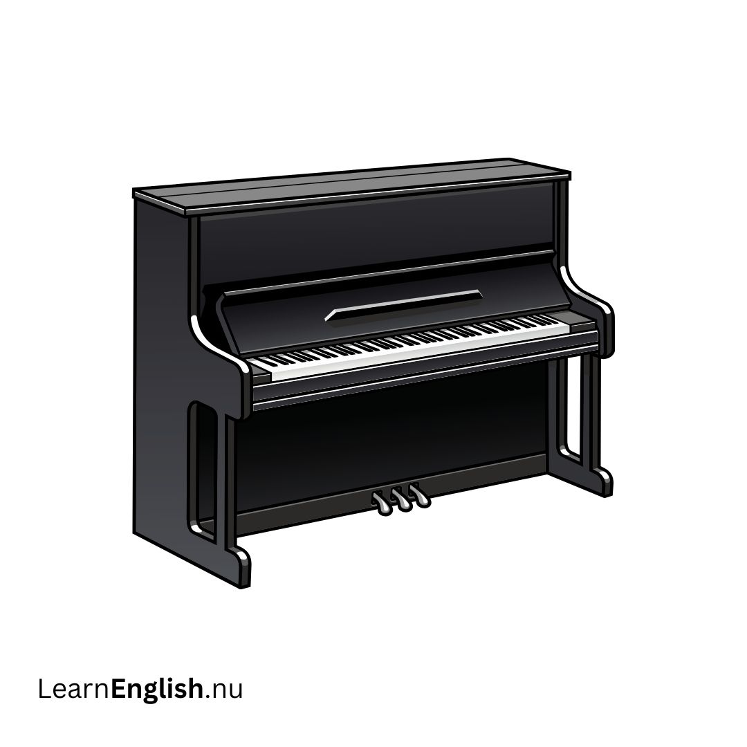 Musical instruments names in Swedish language - learn swedish