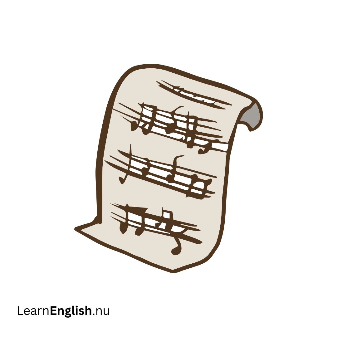 Musical instruments names in Swedish language - learn swedish