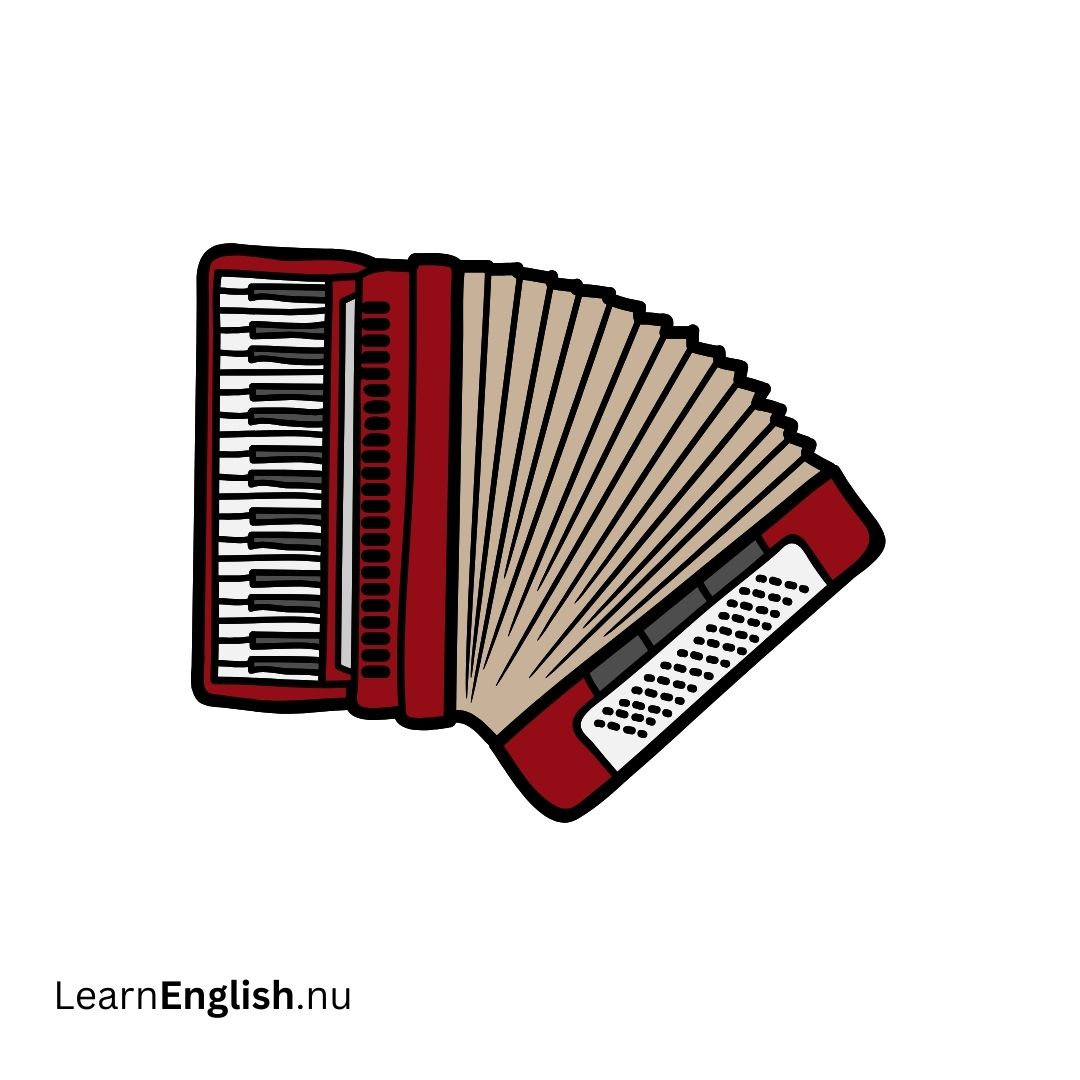 Musical instruments names in Swedish language - learn swedish