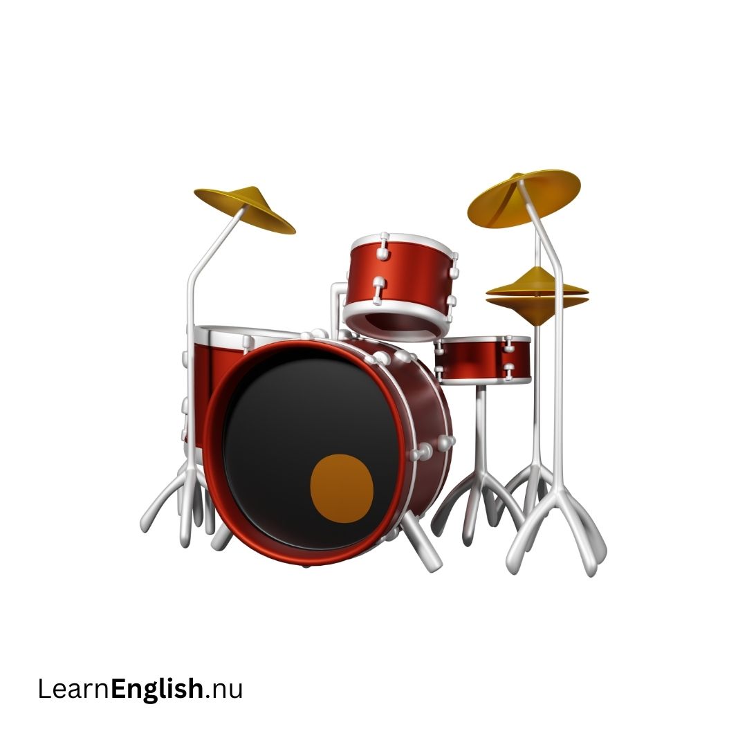 Musical instruments names in Swedish language - learn swedish