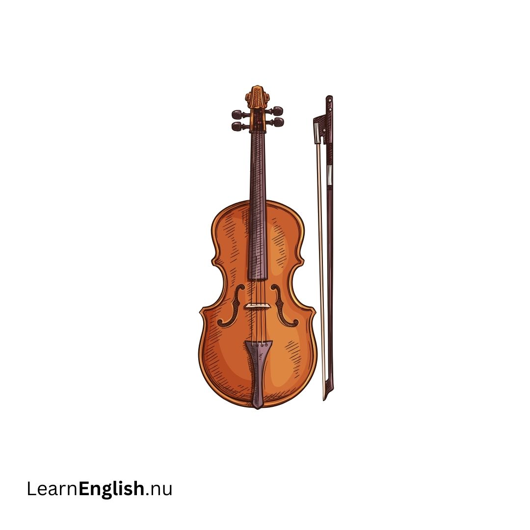 Musical instruments names in Swedish language - learn swedish