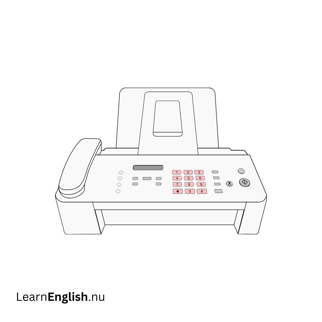 Office supplies - Office equipment words vocabulary in Swedish - learn ...