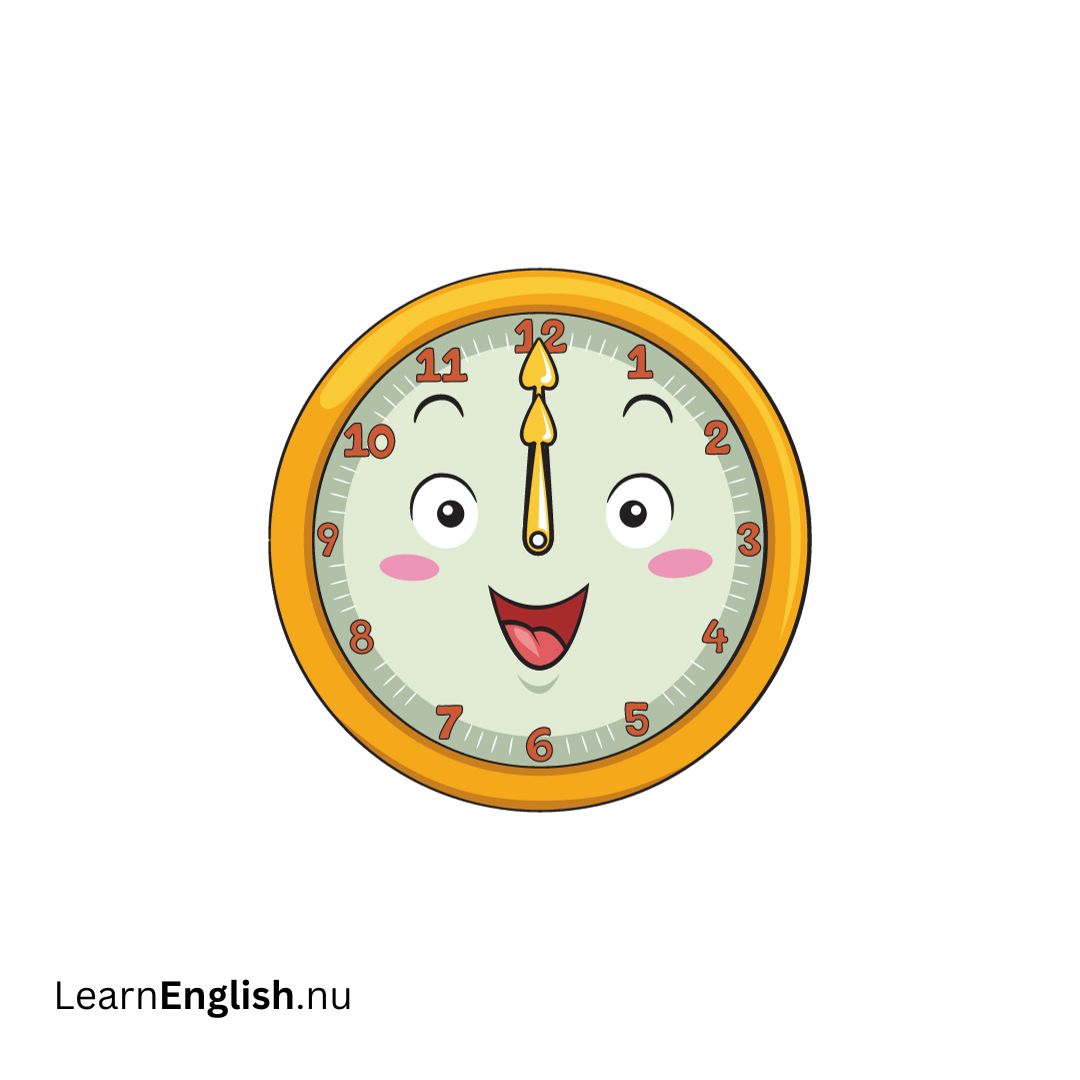 Time Vocabulary in Swedish - Telling Time in Swedish - learn swedish