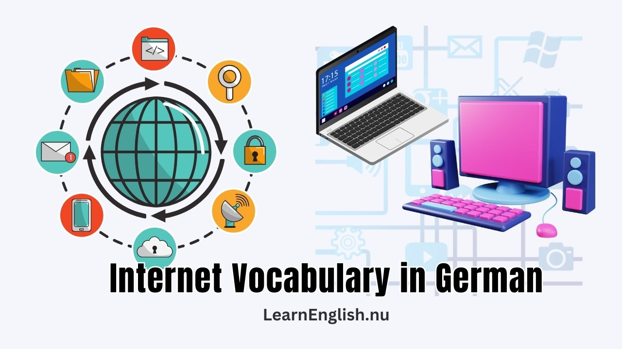 German Lessons: Internet Vocabulary Internet terms in German - learn german